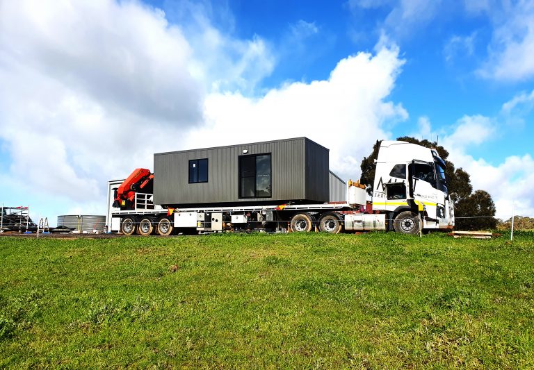 Delivery of Transportable Rooms | Out-Back Portable Buildings